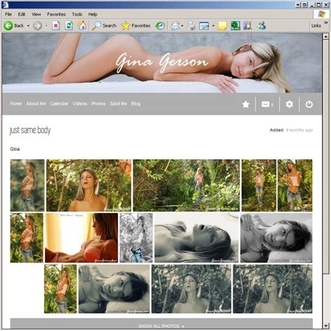 Freeones Gives Porn Site Gina Gerson An Overall Review Rating Of