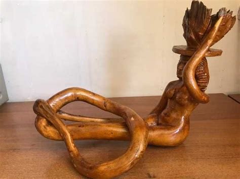 Статуэтка деревянная ручной работы «Девушка 180 грн Прочие товары для дома Одесса на Olx