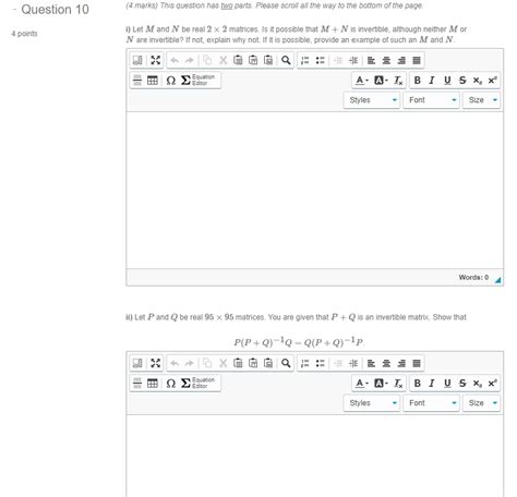 Solved Question 10 4 Marks This Question Has Two Parts Chegg Com