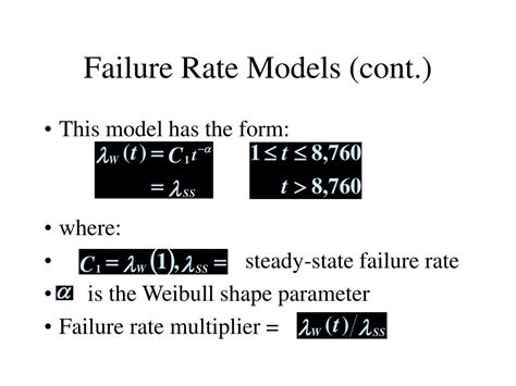 Ppt Continuous Random Variables And Reliability Analysis Powerpoint