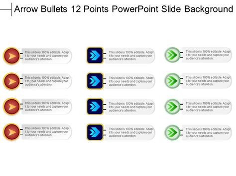 Arrow Bullets Points Powerpoint Slide Background Presentation Graphics Presentation
