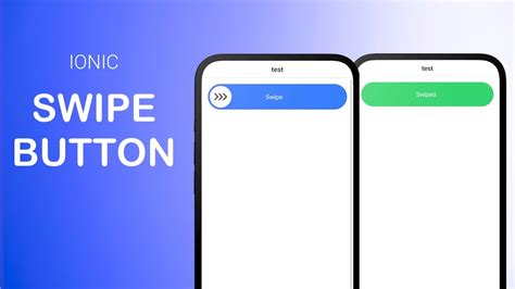 Ionic Swipe Button Youtube