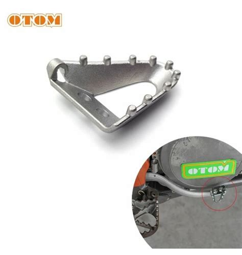 오토바이 발판 Otom 리어 풋 브레이크 레버 페그 패드 페달 증가 Ktm Exc Sxf Xc F Hus 티몬