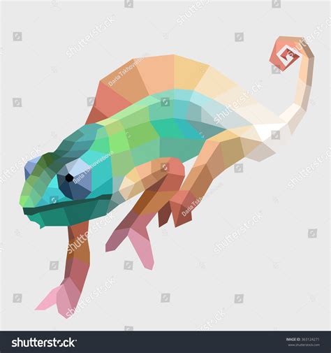Chameleon Stock Vector Royalty Free Shutterstock