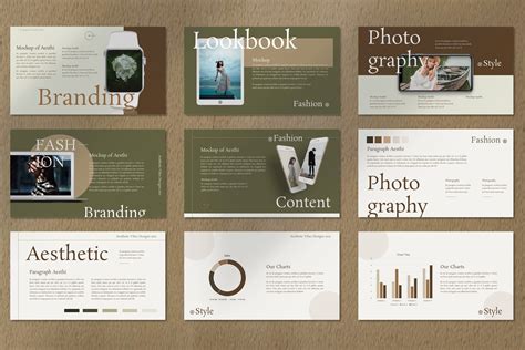 Aesthi Aesthetic Powerpoint Template By Yumnacreative Thehungryjpeg