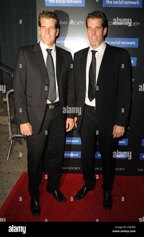 Cameron Winklevoss Tyler Winklevoss At Arrivals For The 48th New York Film Festival Opening