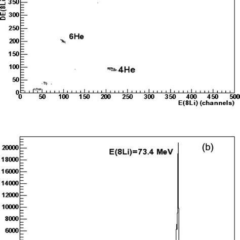 A Particle Identification Spectrum For Secondary 8 Li Beam B