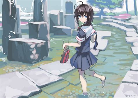 Shigure Kantai Collection Drawn By Sugue Tettou Danbooru