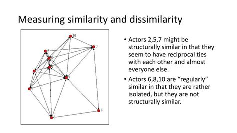 PPT Measures Of Similarity And Structural Equivalence PowerPoint Presentation ID