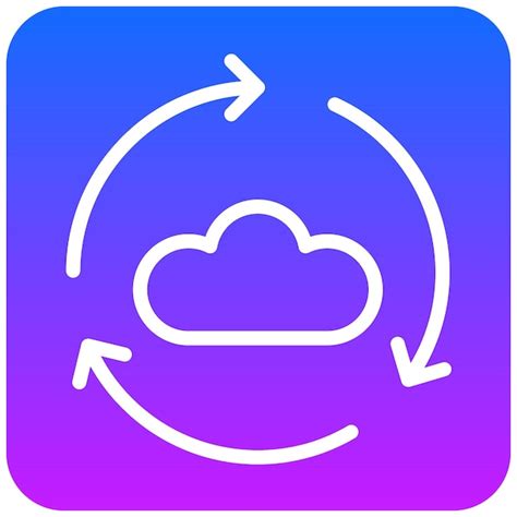 premium vector data synchronization icon