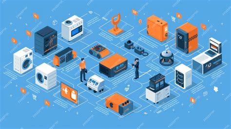 Smart Home Automation Illustration Iot Network Premium Ai Generated Image