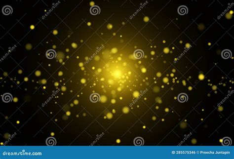Golden Luxury Bokeh Soft Light Abstract Backgrounds Vector Eps 10 Illustration Bokeh Particles