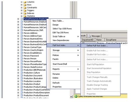 Sammie Sql Full Text Search