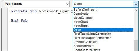 Excel VBA Events GeeksforGeeks