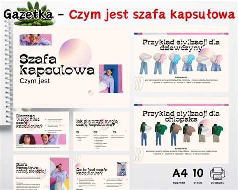 Czym Jest Szafa Kapsułowa Gazetka Gotowe Do Druku Gotowe Do Druku