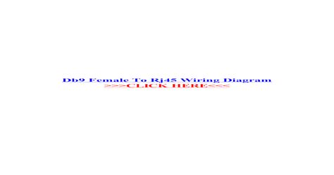 Rs Connector Pinout Pdf Hypejawer