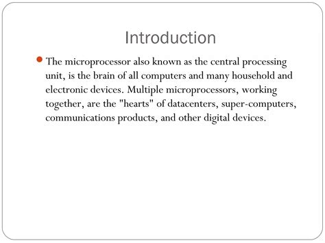 Microprocessor And Microcontroller Ppt