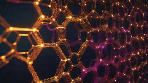 Premium Ai Image Hexagonal Digital Communication Structure Connection Of Dots And Lines On A