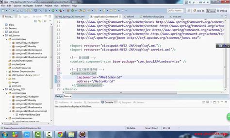 【一头扎进webservice之cxf】视频教程第八讲java知识分享网 免费java资源下载 【一头扎进webservice之cxf】视频教程第八讲java知识分享网 免费java资源下载