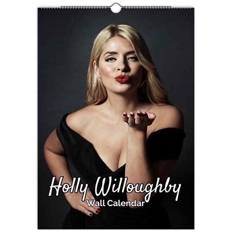 Holly Willoughby Full Photo Calendar Choose Start Month 2025 26