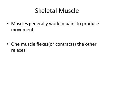 Ppt Structure And Function Of Skeletal Muscle Powerpoint Presentation