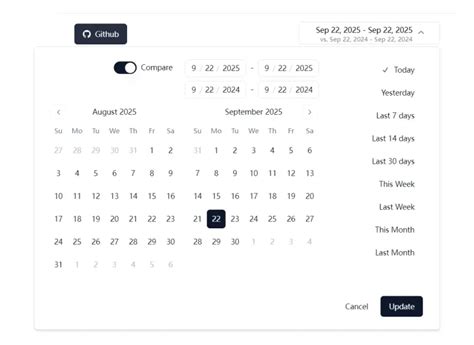 advanced date time and date range picker components for shadcn ui