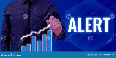 Text Caption Presenting Alert Internet Concept An Announcement Signal Warning Of Danger The