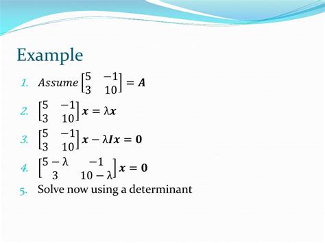Ppt The Eigenvalue Problem Powerpoint Presentation Free Download Id 1855997