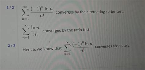 Convergence Problem R Calculus