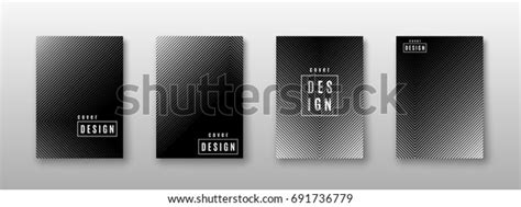 Vector Illustration Monochrome Abstract Pattern Background Stock Vector Royalty Free 691736779