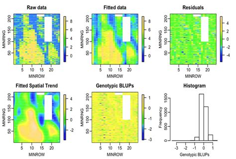 Heatmaps And Histogram From Data Set 3 The Rectangle Layout Is 24 Rows