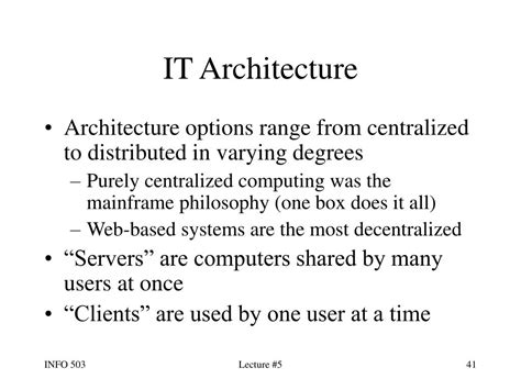 Ppt Introduction To Information Systems Analysis Systems Design Application Architecture