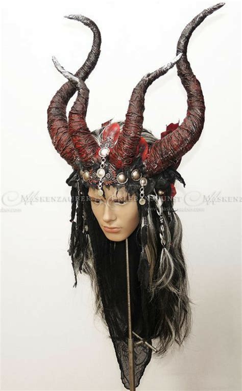 Helmet with horns | Шлем с рогами | Hair pieces, Headpiece, Cosplay horns
