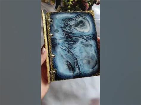 Блокнот из эпоксидной смолы #эпоксиднаясмола #резинарт #смола #epoxy # ...