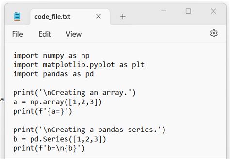 Running Python Code From File Using Exec