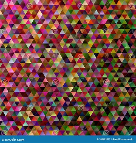 Abstract Gradient Tiled Triangle Pattern Background Vector Mosaic Graphic Design Stock Vector