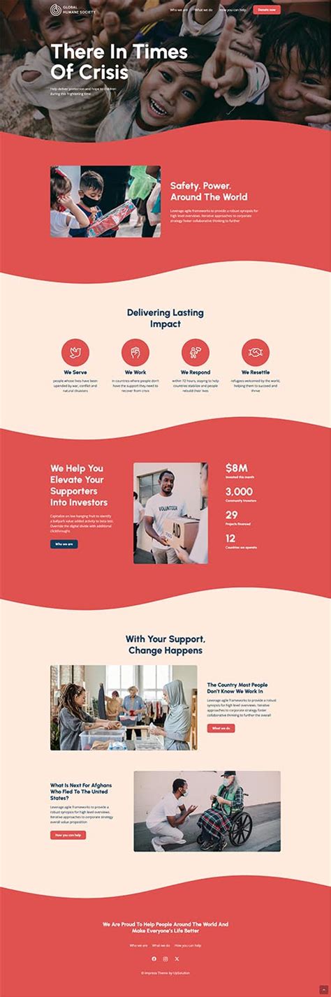 Pre Designed Pages Library — Impreza Wordpress Theme
