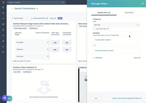 Use Dashboard Filters