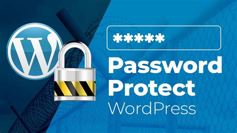 How To Password Protect A Wordpress Site Categories Posts Pages YouTube