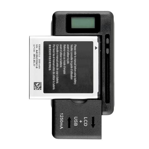 Mobile Multifunction Universal Battery Power Charger Adapter With LCD Indicator Screen For