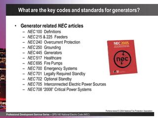 Nec Emergency Requirements PDF