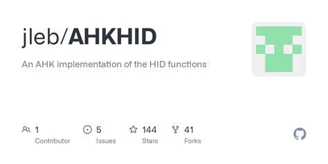 AHKHID Example Ahk At Master Jleb AHKHID GitHub