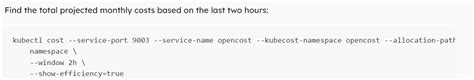 No Opencost Api For Predicting Future Cost · Issue 1441 · Opencost
