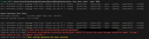 Durable Functions Error Cant Determine Project Language From Files