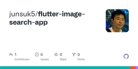 GitHub Junsuk Flutter Image Search App
