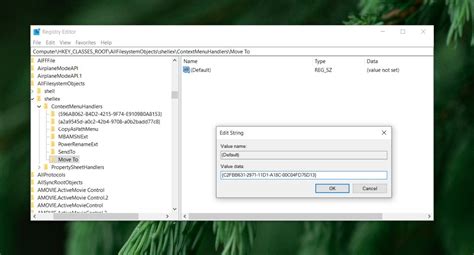 How To Add Move To And Copy To Context Menu Options On Windows 10