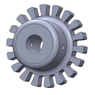 A CAD Of The Customized Encoder Disc And B Encoder Disc White Download Scientific Diagram