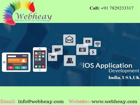 Ios Development Company In India By Webheay Technologies India Pvt Ltd
