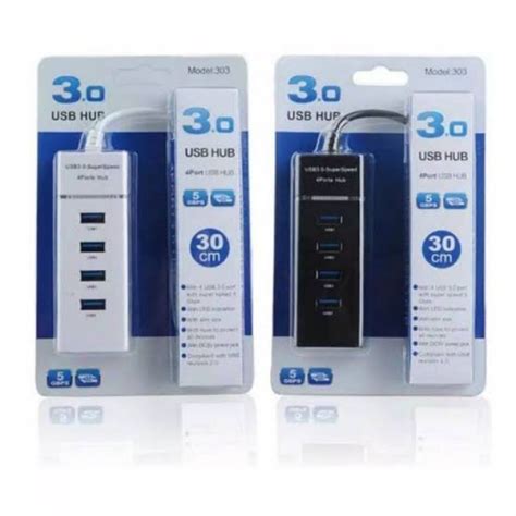 Jual Usb Hub Port Usb Super Speed Gbps Led Indication Di Komputer Laptop Pc Shopee