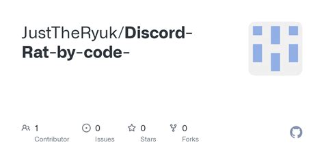 Github Justtheryuk Discord Rat By Code